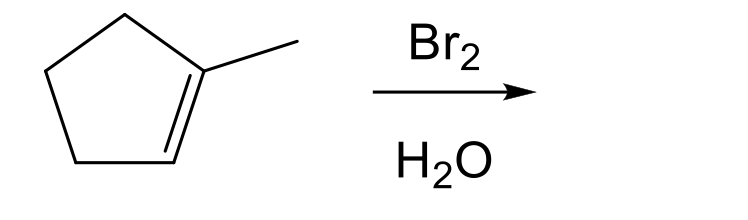 Solved 1) Draw the mechanism for the following addition | Chegg.com