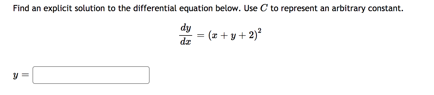 Solved Find an explicit solution to the differential | Chegg.com