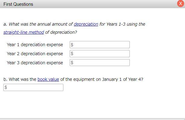 Solved Disposal of Fixed Asset Instructions Chart of | Chegg.com