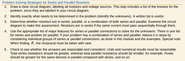 Solved Problem-Solving Strategies for Series and Parallel | Chegg.com