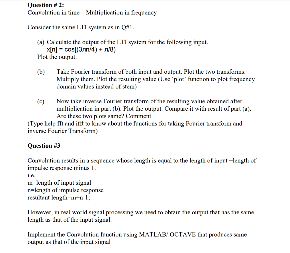Solved According to the linearity property | Chegg.com