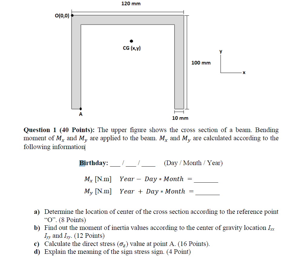 Solved Question 1 (40 ﻿Points): The upper figure shows the | Chegg.com