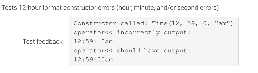 Solved Implement a Time class. main.cpp #include | Chegg.com