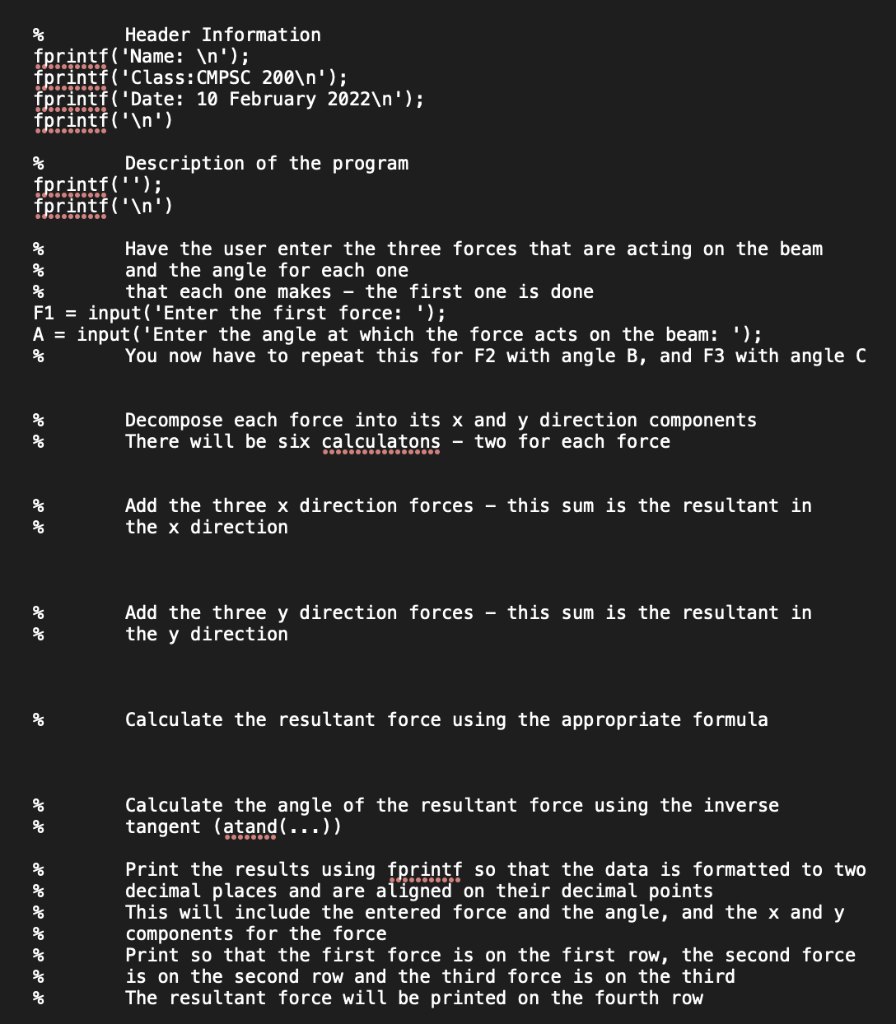 Solved Objective Calculating a resultant force. Project | Chegg.com