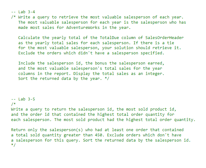Use the content of the Adventureworks2008R2 database. | Chegg.com