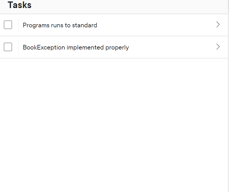 Solved Write the program BookExceptionDemo for the Peterman | Chegg.com