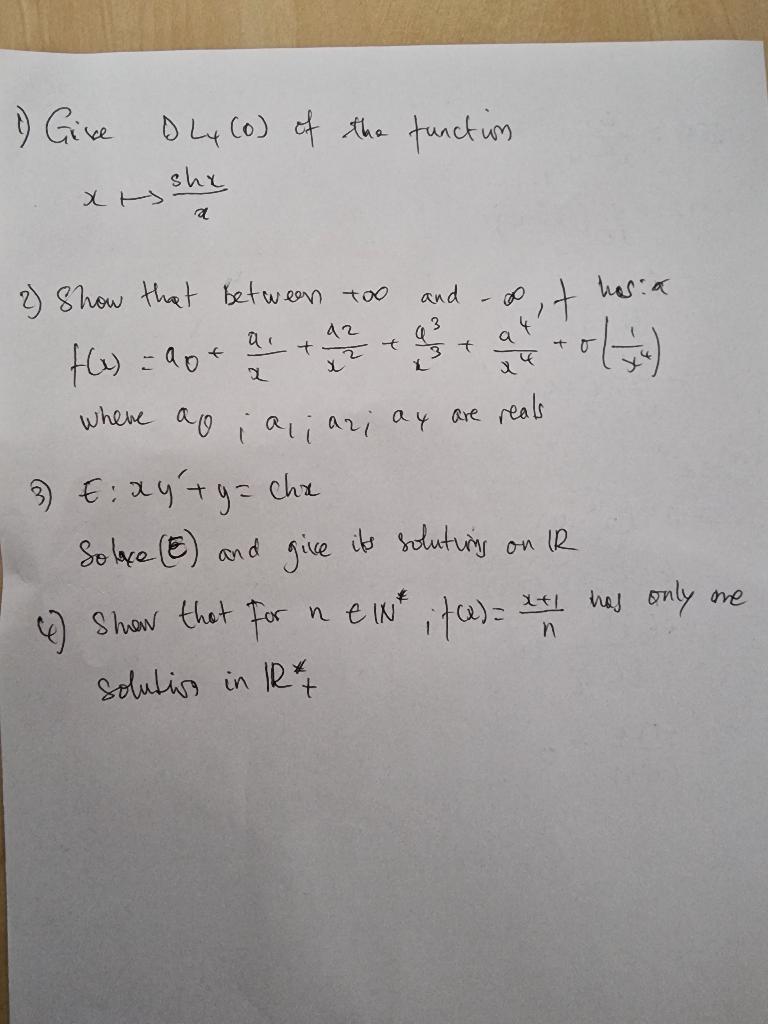 Solved f(x)=xsh(x1) f(x)=xsh(x1) 1) Sindy the parity 2) Get | Chegg.com