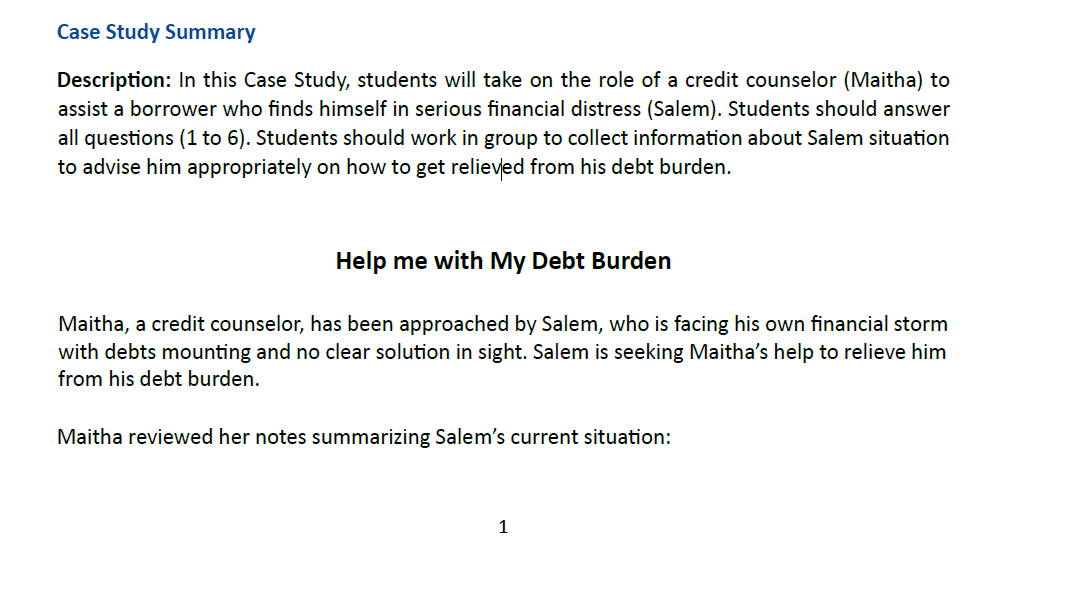 Case Study Summary Description: In this Case Study, | Chegg.com