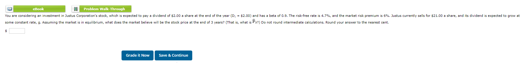 Solved eBook 1 Problem Walk-Through $ | Chegg.com