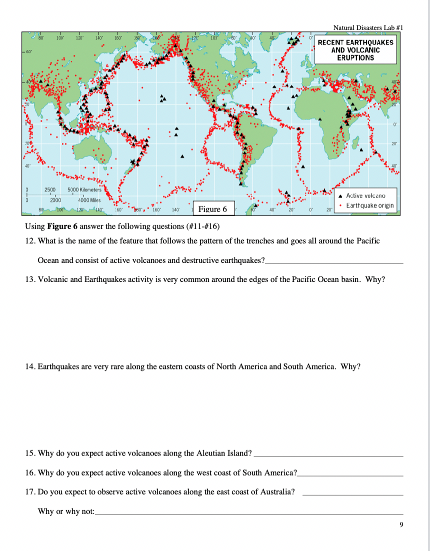 Natural Disasters Lab \# 1 Part \#4 Use the given | Chegg.com