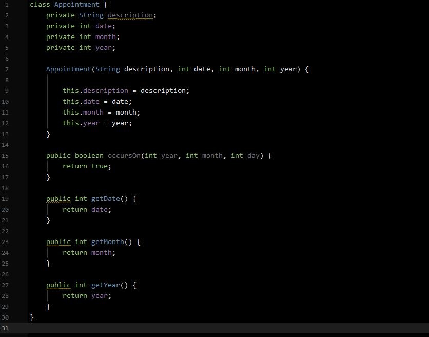 Solved P9.4 Improve the appointment book program of Exercise | Chegg.com
