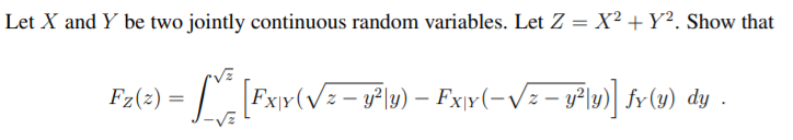 Solved Let X and Y be two jointly continuous random | Chegg.com