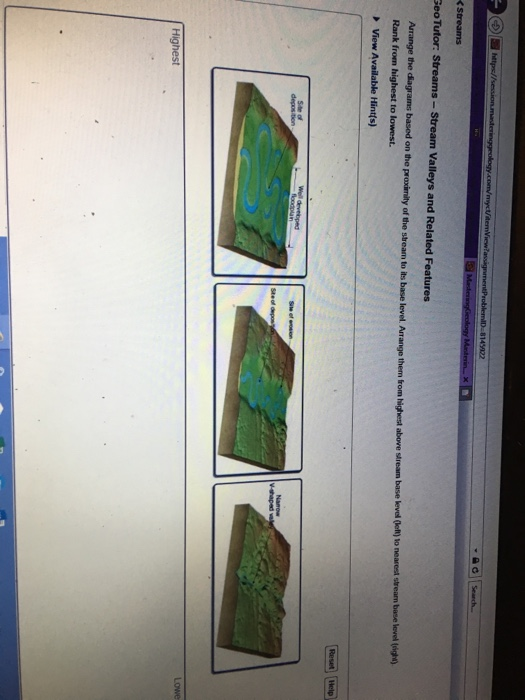 Solved above stream base level (lelfl) to nearest stream | Chegg.com