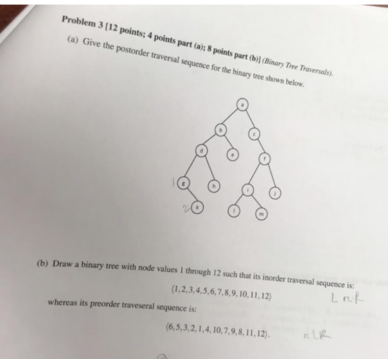 Solved Problem 3 [12 points; 4 points part (a);8 points part | Chegg.com Solved Problem 3 [12 points; 4 points part (a);8 points part | Chegg.com