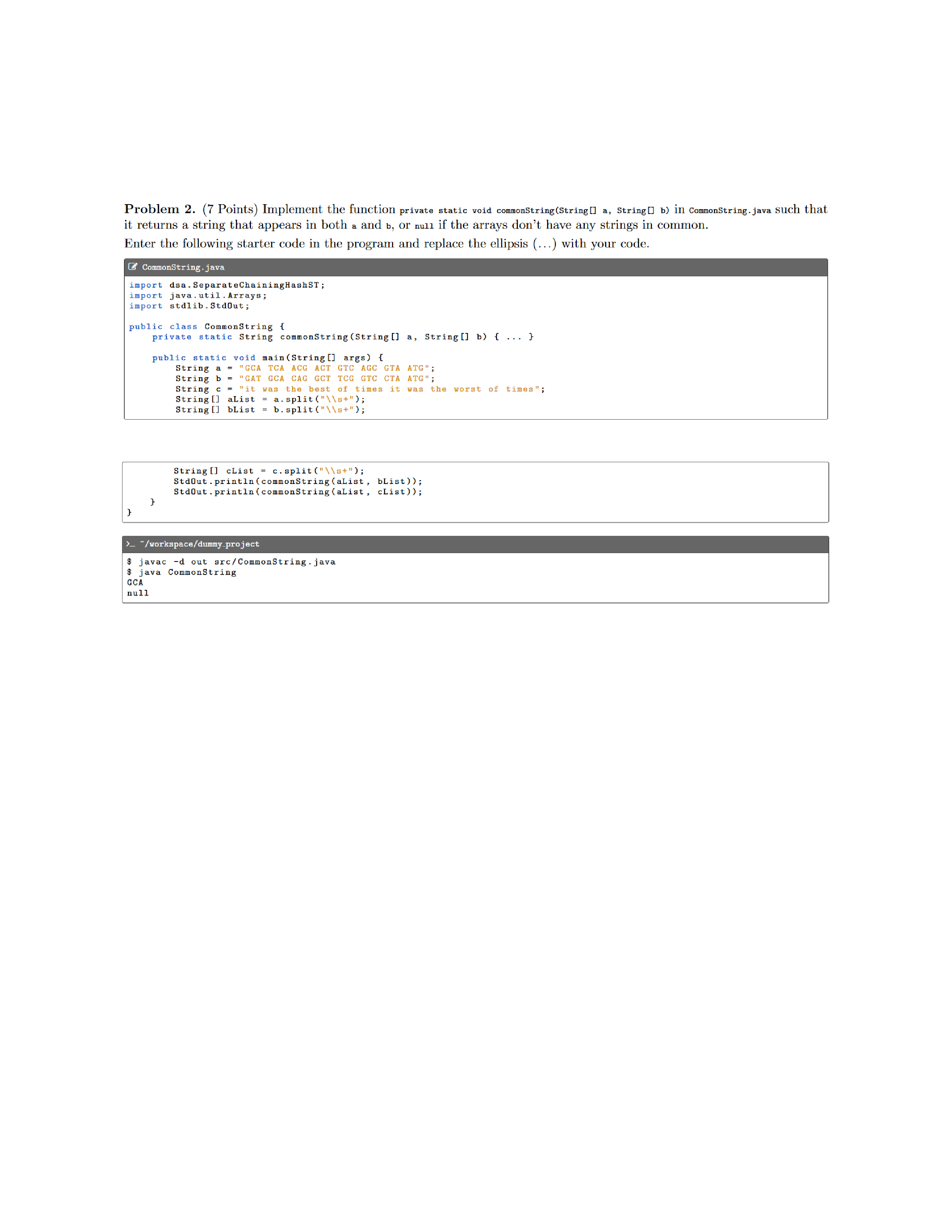 Solved Problem 2. (7 Points) Implement the function | Chegg.com Solved Problem 2. (7 Points) Implement the function | Chegg.com