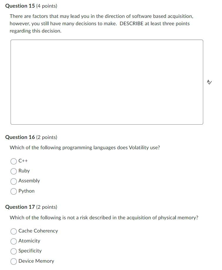 Solved Question 15 (4 points) There are factors that may | Chegg.com