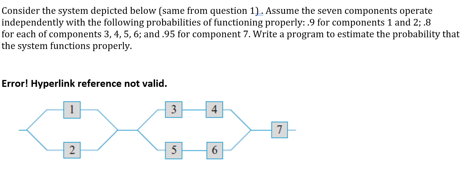 Solved Consider the system depicted below (same from | Chegg.com