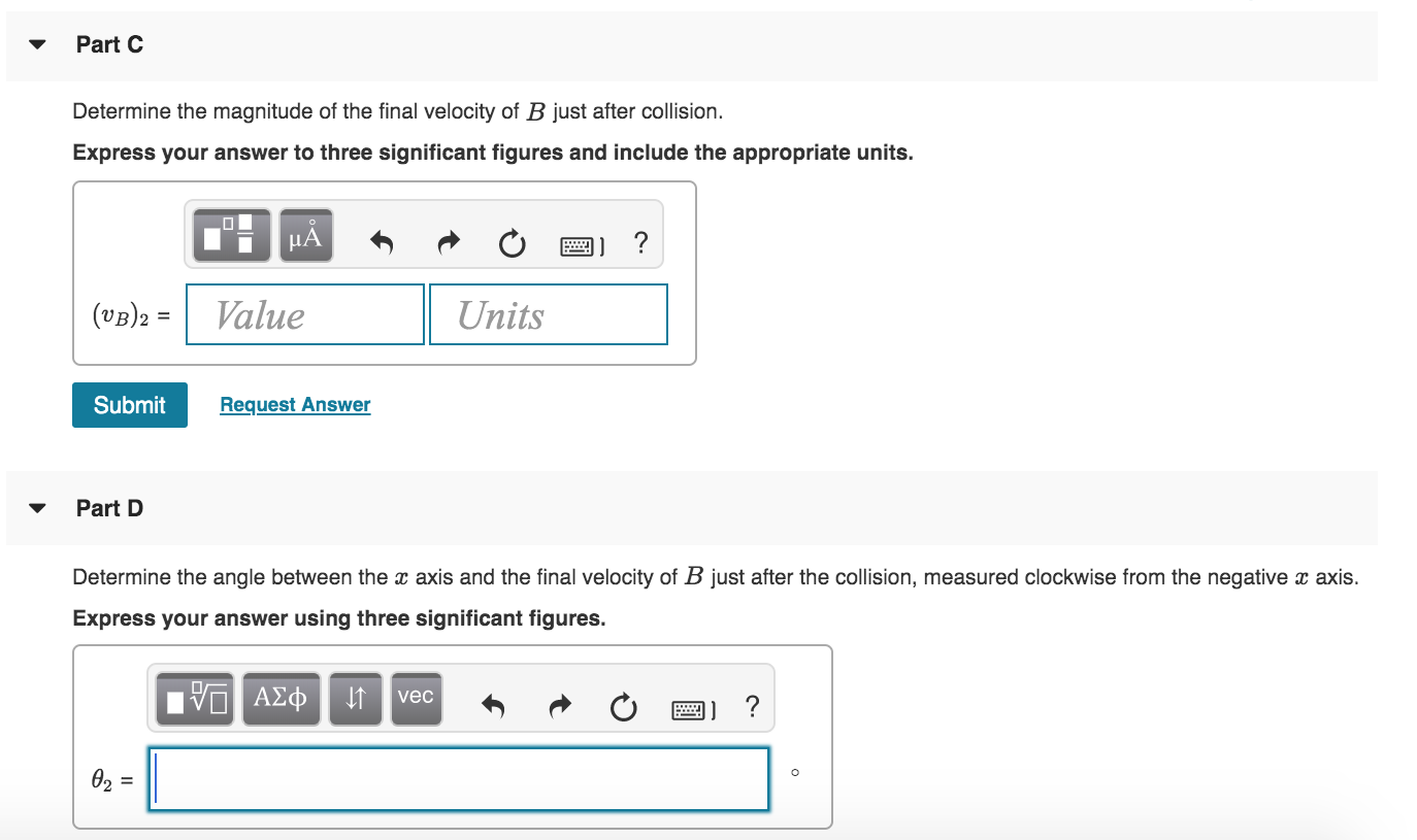 Solved Review Two smooth disks A and B each have a mass of | Chegg.com