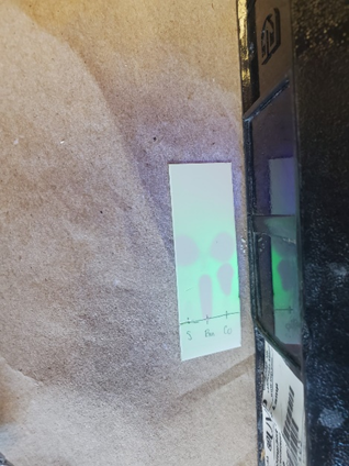 Solved Include a drawing of your TLC results Identify each | Chegg.com