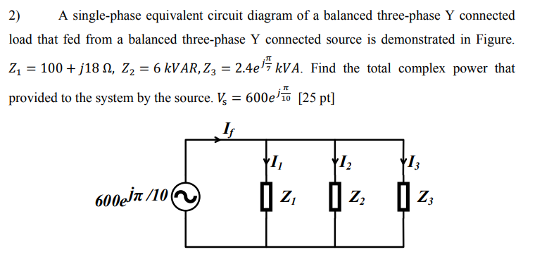 Solved A single-phase equivalent circuit diagram of a | Chegg.com