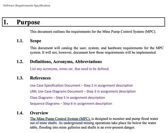 Solved Software Engineering – Mine Pump Control System | Chegg.com