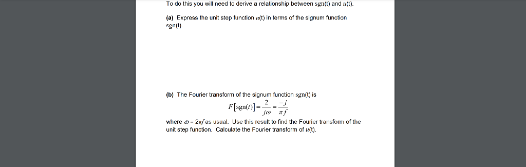 Solved The unit step function u(t) is defined as u(t)- 1, | Chegg.com