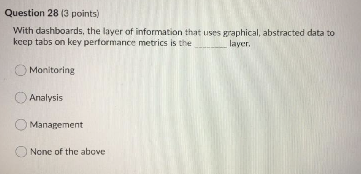 Solved Question 25 (3 points) Which of the following is NOT | Chegg.com