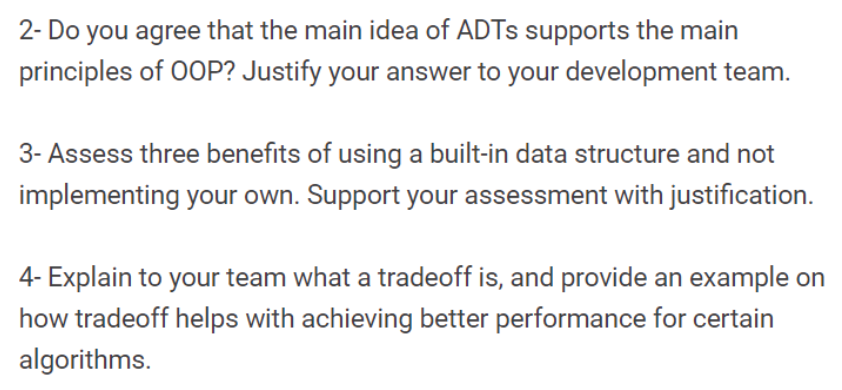 Solved The solution to the questions must be in Java For | Chegg.com