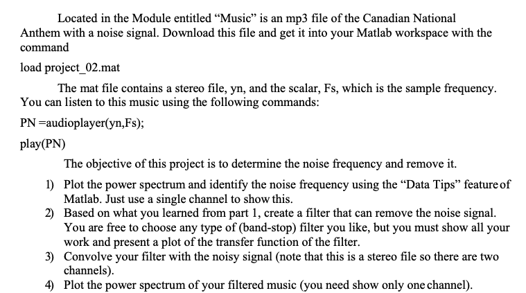 Located in the Module entitled “Music” is an mp3 file | Chegg.com