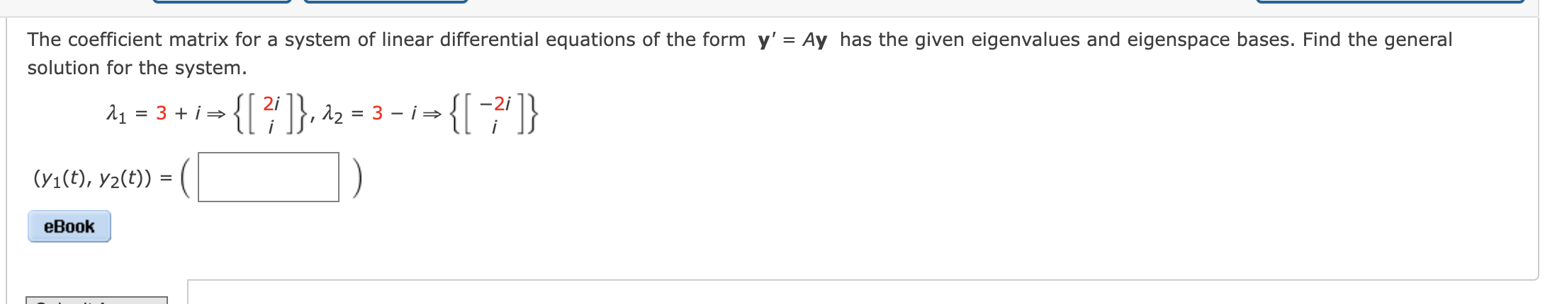 Solved The coefficient matrix for a system of ﻿linear | Chegg.com