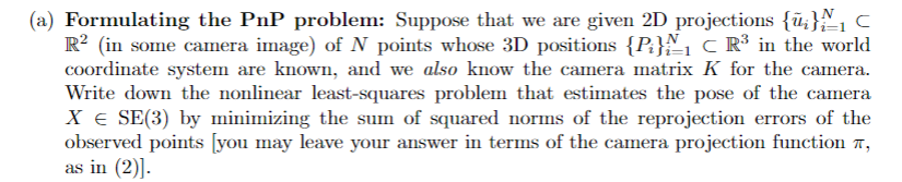 Solved Problem 2: AprilTag pose estimation [9 pts] AprilTags | Chegg.com