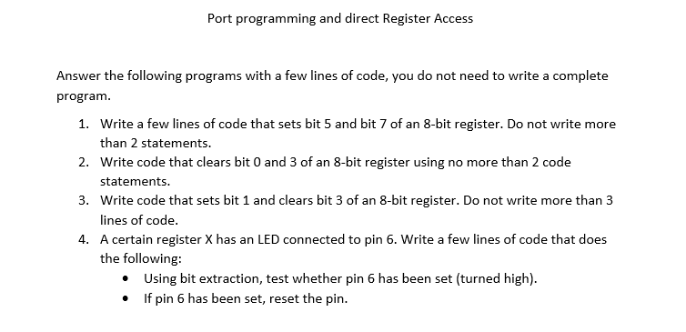 Solved Embedded Systems course problem. I found the solution | Chegg.com