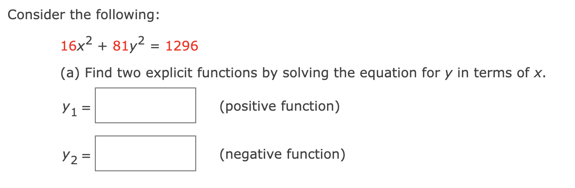 Solved Consider the following: (c) ﻿Differentiate the | Chegg.com