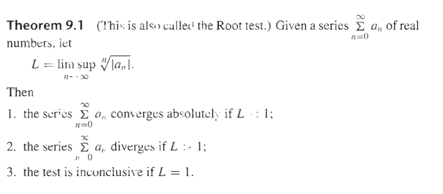 Solved Problem 3. Given a power series art-c)" with radius | Chegg.com