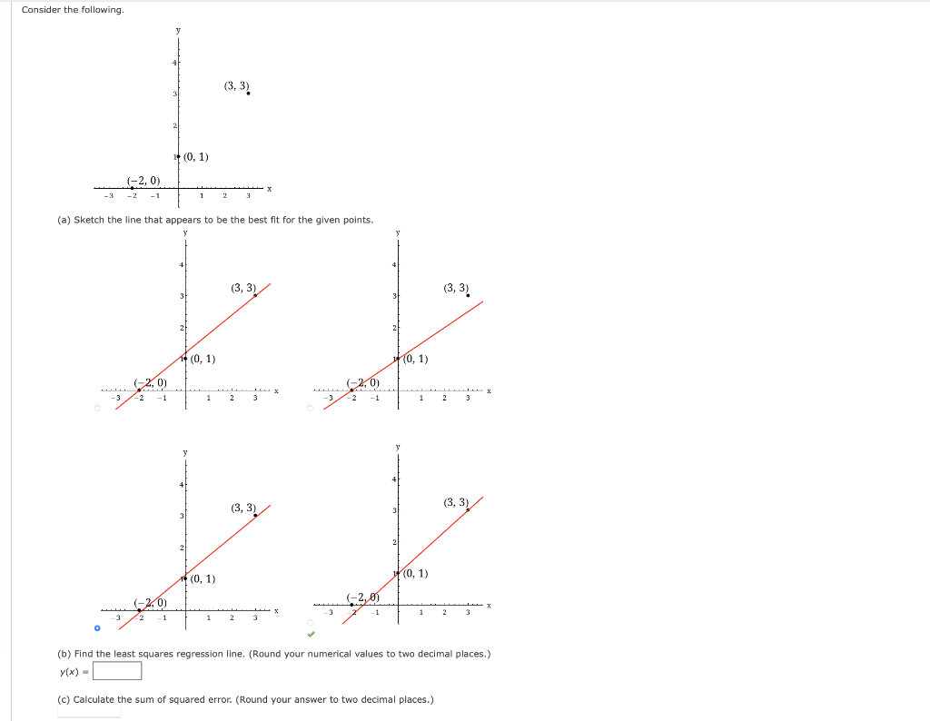 Solved Consider the following. (a) Sketch the line that | Chegg.com Solved Consider the following. (a) Sketch the line that | Chegg.com
