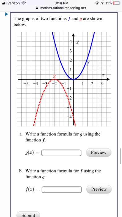 Solved "Il Verizon令 3:14 PM a imathas.rationalreasoning.net | Chegg.com