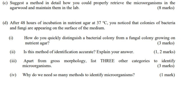 Solved (c) Suggest a method in detail how you could properly | Chegg.com