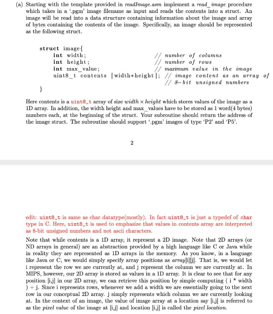 Solved (a) Starting with the template provided in | Chegg.com