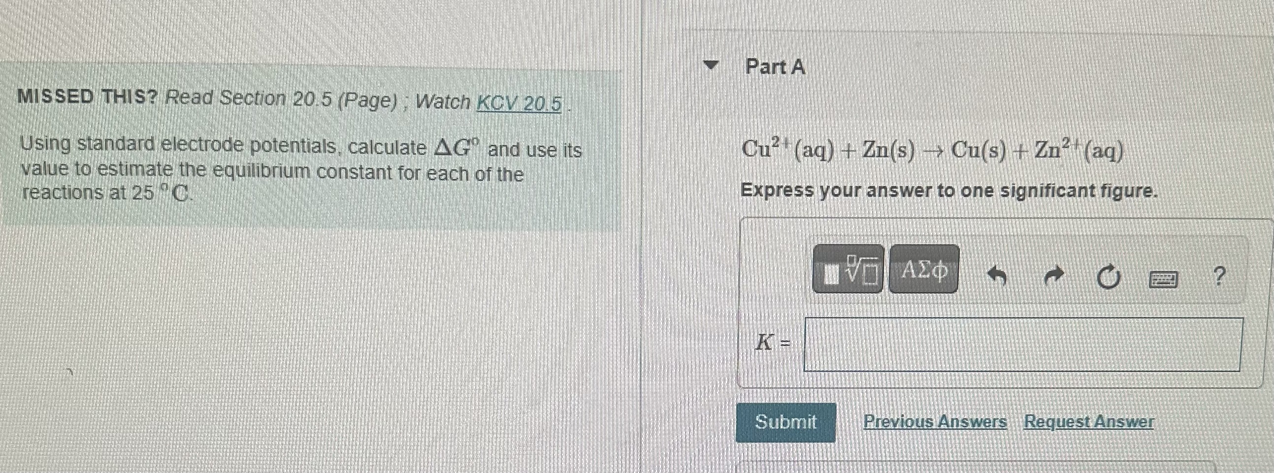 Solved Cu2+(aq)+Ni(s)→Cu(s)+Ni2+(aq) Express your answer to | Chegg.com