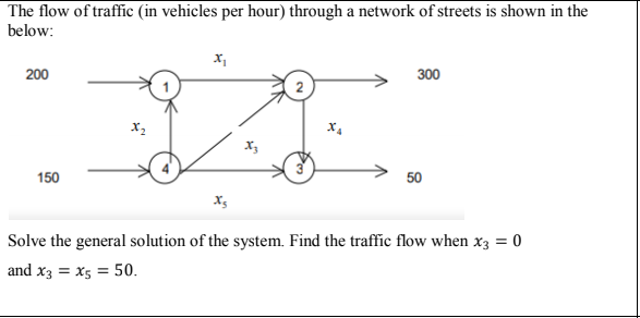 Solved The flow of traffic (in vehicles per hour) through a | Chegg.com