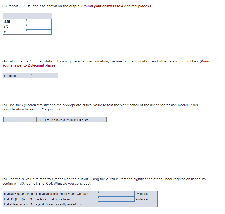 Solved We give JMP output of regression analysis. Above | Chegg.com