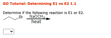 Solved GO Tutorial: Determining E1 vs E2 1.3 Determine if | Chegg.com