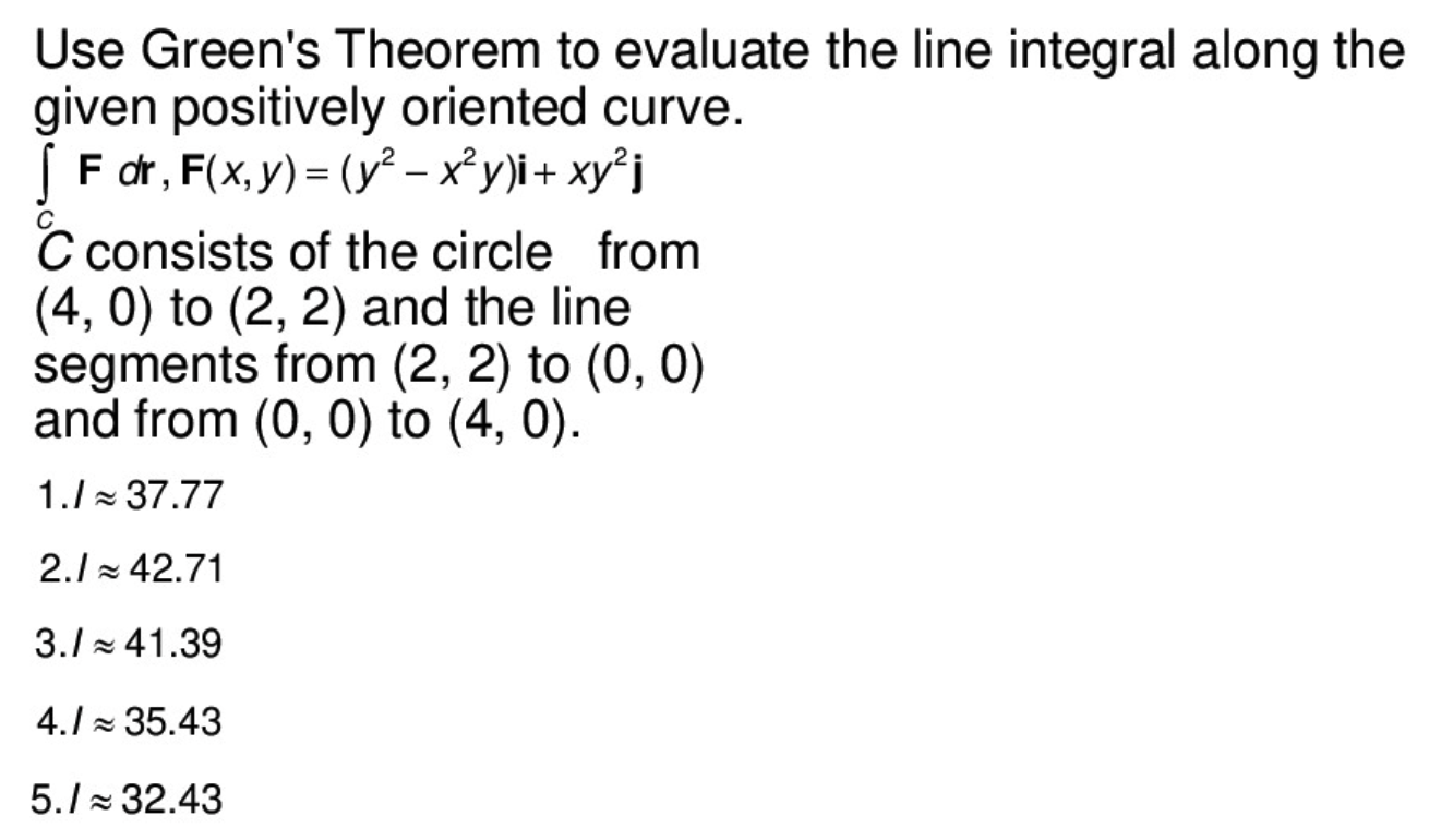 Solved Use Green's Theorem to evaluate the line integral | Chegg.com
