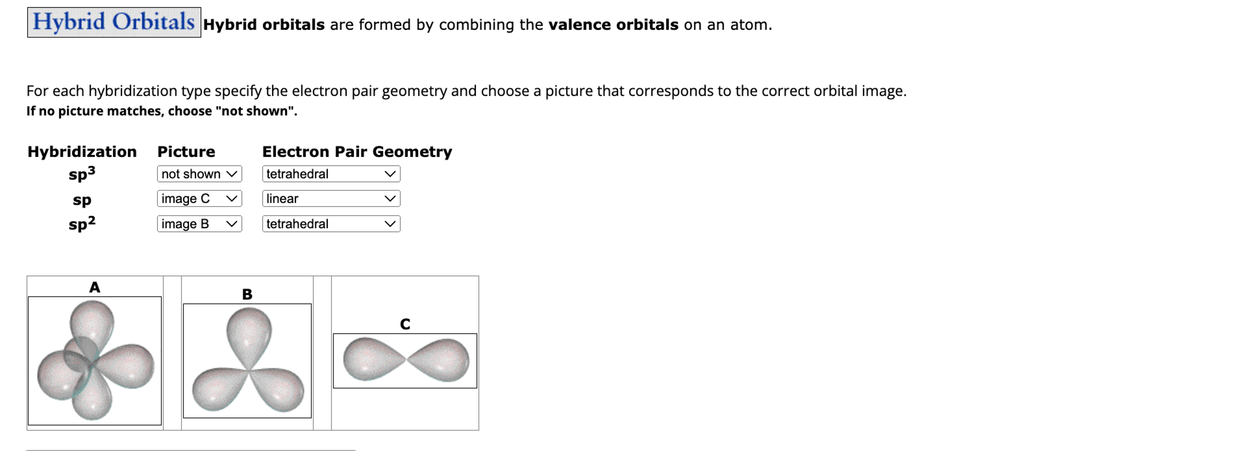 Hybrid Orbitals Hybrid orbitals are formed by | Chegg.com