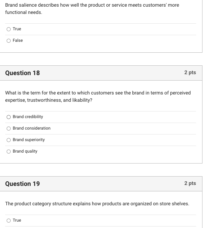 Solved Brand salience describes how well the product or | Chegg.com