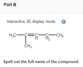 Solved Interactive 3D display mode (i) Spell out the full | Chegg.com