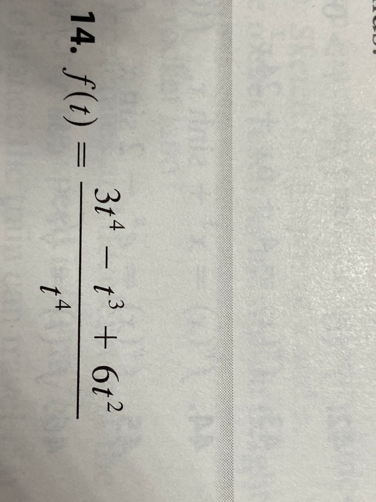 Solved 347 – 83 +67² 14. f(t) = | Chegg.com