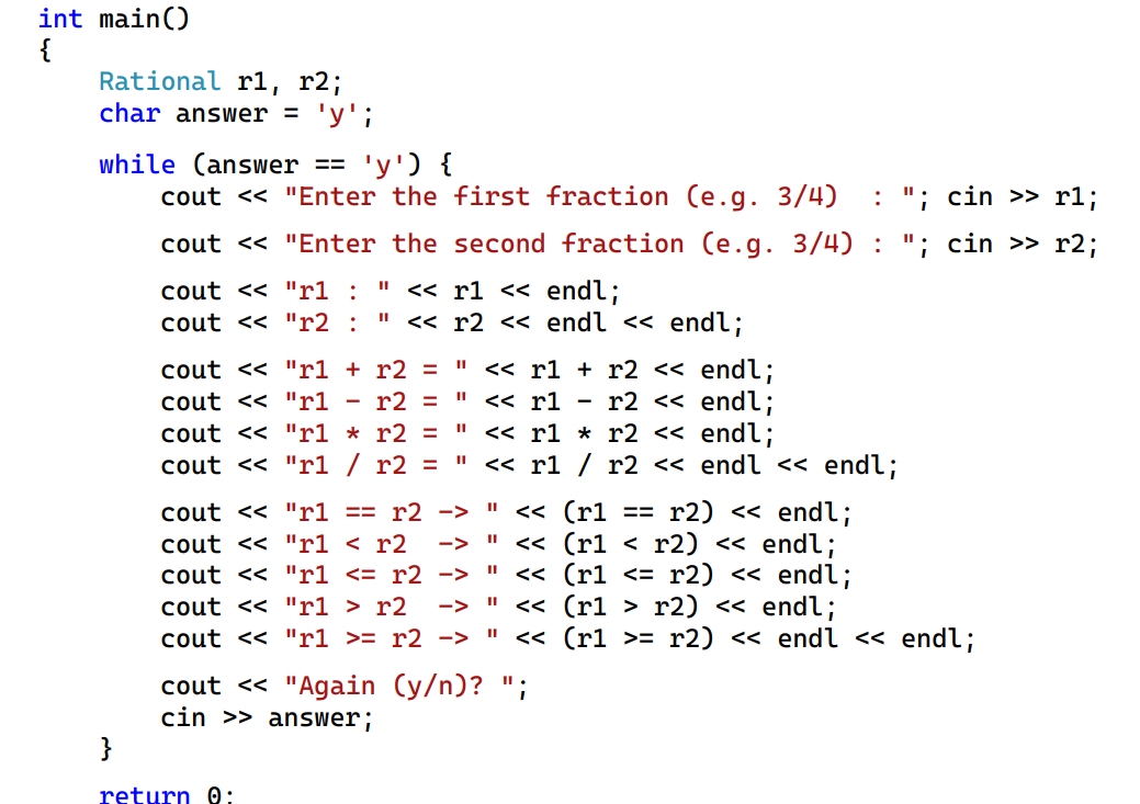 Solved Please use C++ to complete the code You will have | Chegg.com