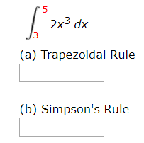 Solved Consider the error formulas. Trapezoidal Rule | Chegg.com