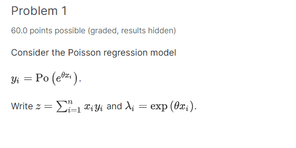 Solved Problem 1 60.0 points possible (graded, results | Chegg.com